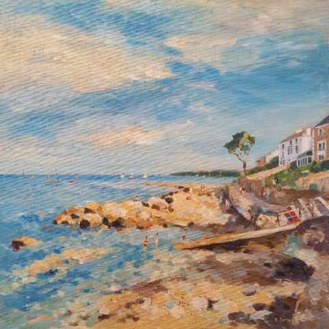 Seaview Beach, Isle of Wight – Hampshire Gallery – Coastal Artist Becky ...