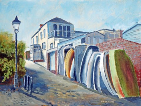 Old Hardway Lane Gosport – Landscape Artist and Gosport Art Group ...